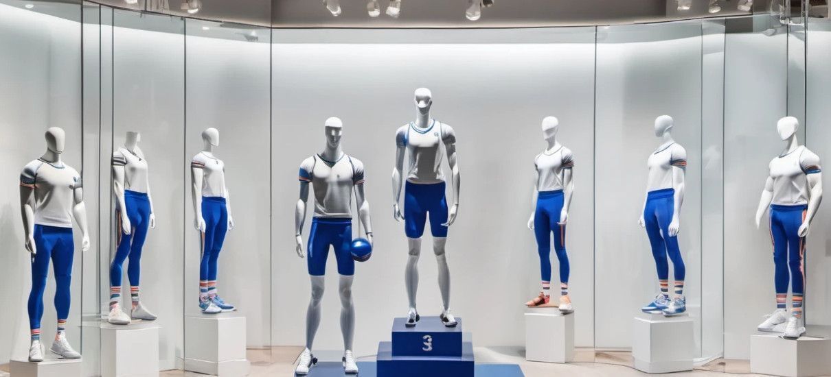 Mannequins de vitrine, buste mannequin, et agencement de magasin