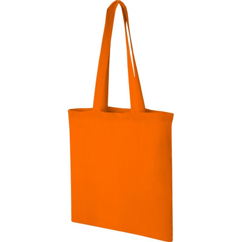 Bolsas Personalizadas De Algodón Naranja 38x42cm