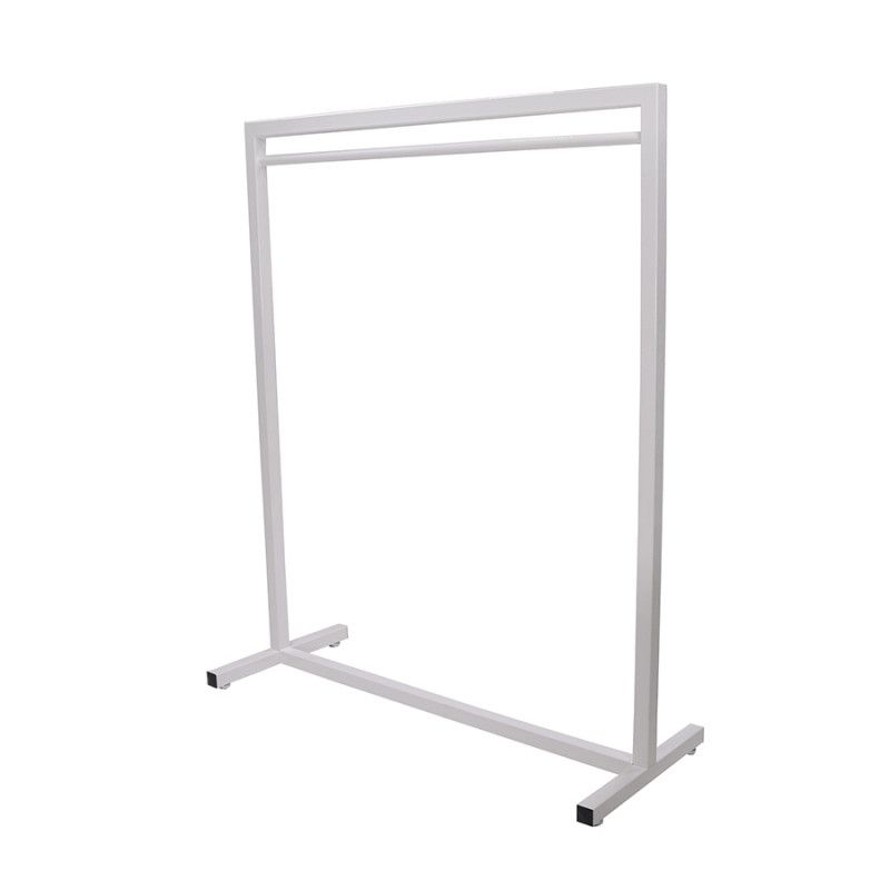 Clothing rail white color